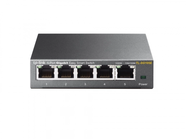 Switch TP-LINK TL-SG105E Gigabit/5x RJ45/10/100/1000Mbps/eSmart/Desktop ...